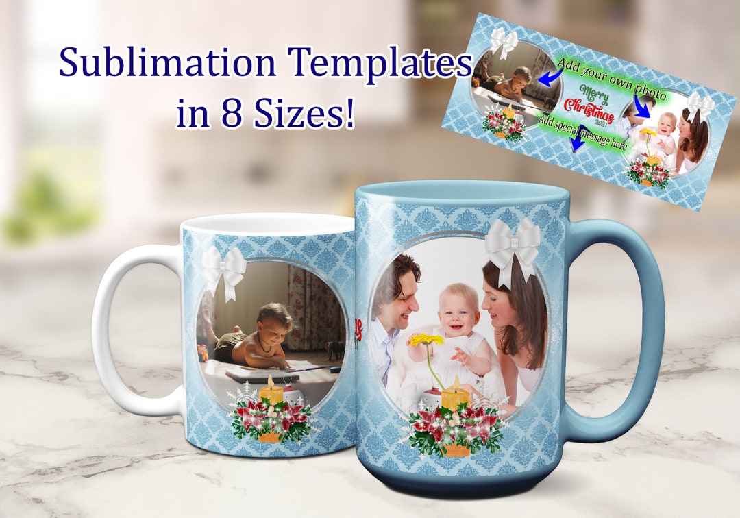 Christmas Sublimation Design Template, Plantillas Para Sublimacion, Dye ...