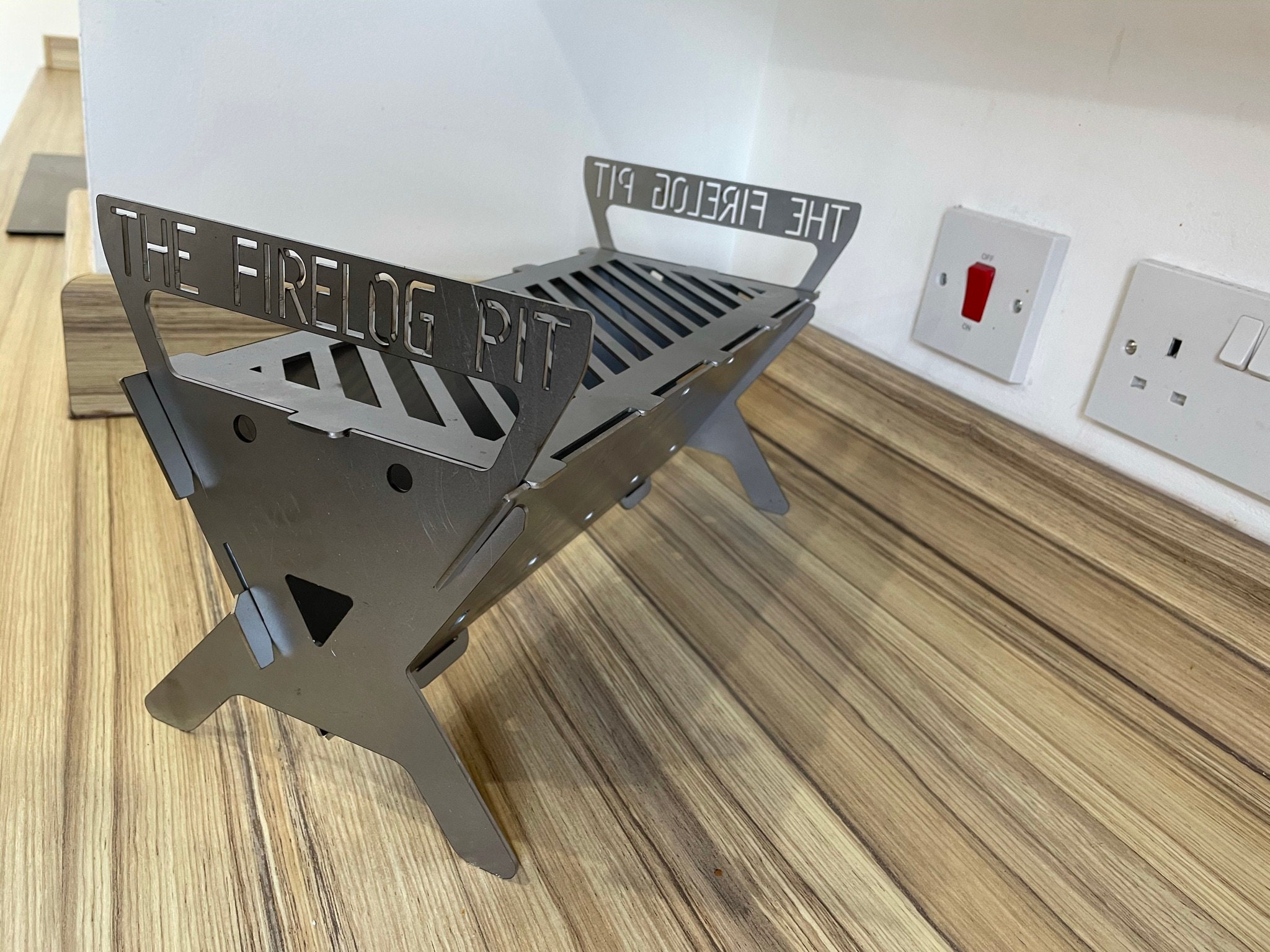 Collapsible / Portable Fire Pit With Grill mild Steel - Etsy Canada