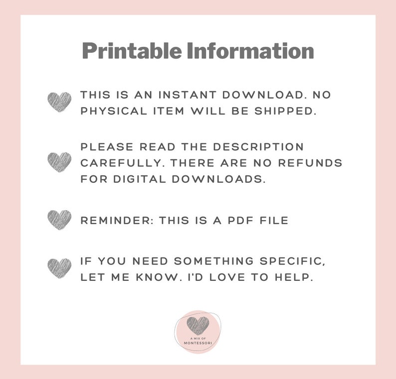 Flower Matching Cards for Safari Toobs Montessori Language Cards - Etsy