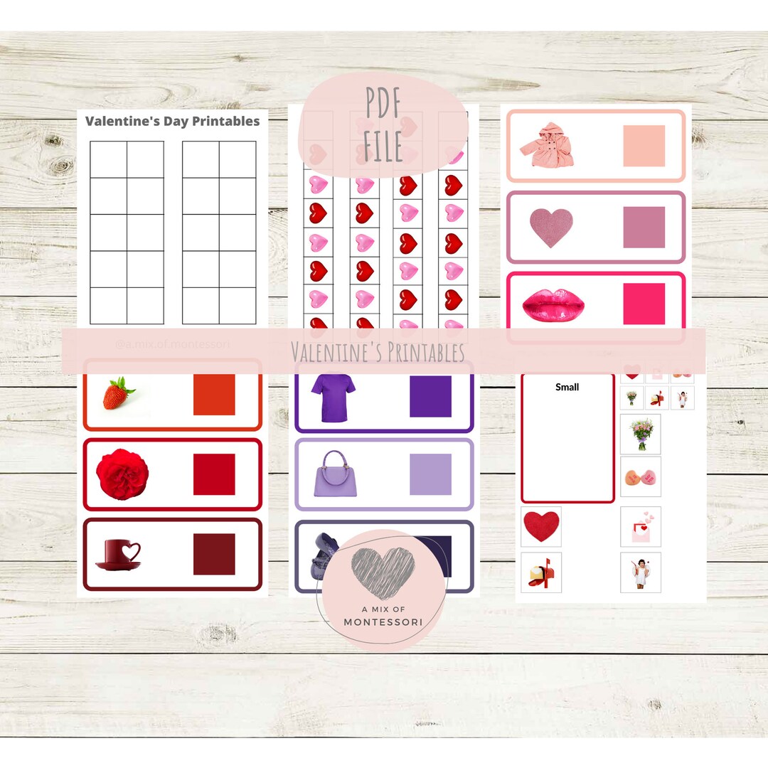 Valentine's Day Printables - Etsy