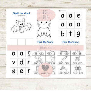 CVC Word Practice - Etsy