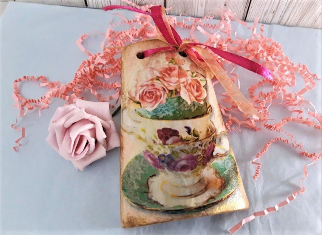 Handmade Decoupage Terracotta Tile - Etsy