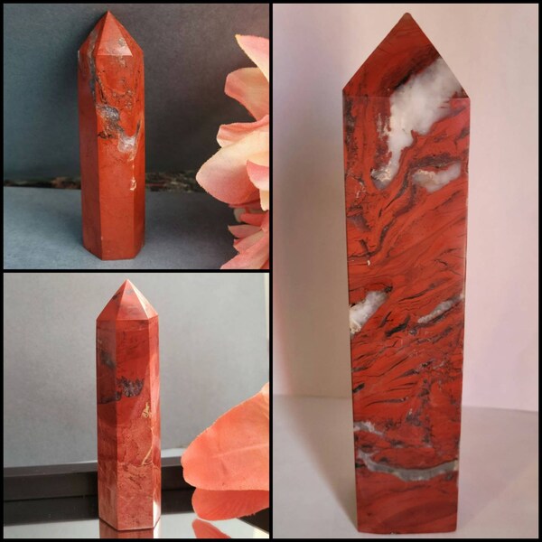 Red Jasper Tower - Etsy