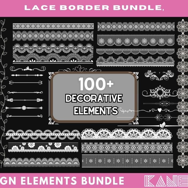 Lace Border Svg - Etsy