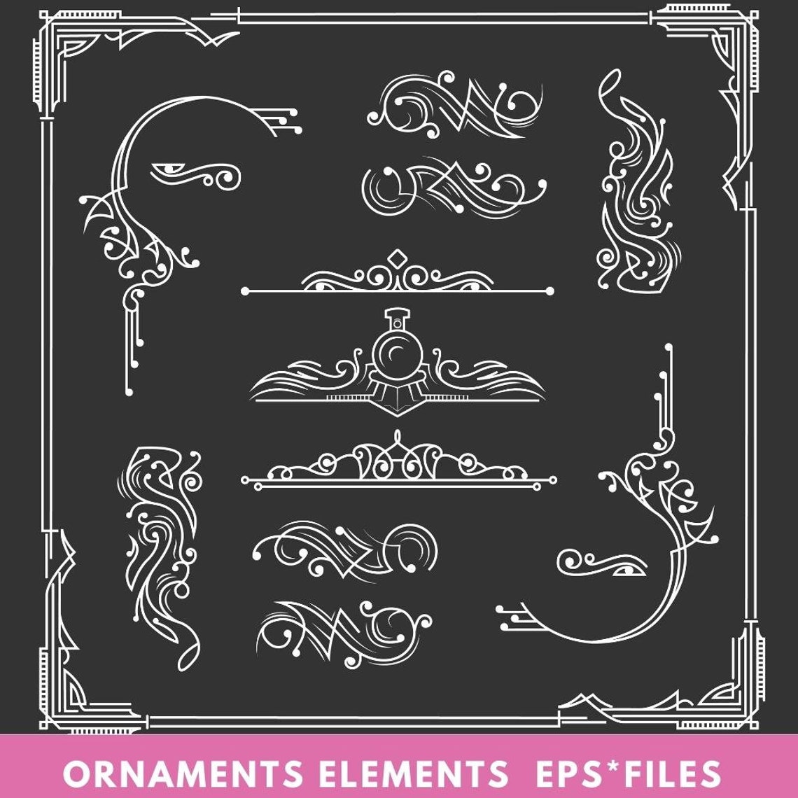 Swashes Svg Bundle｜flourishes Svg | Decorative Svg | Dividers Borders ...