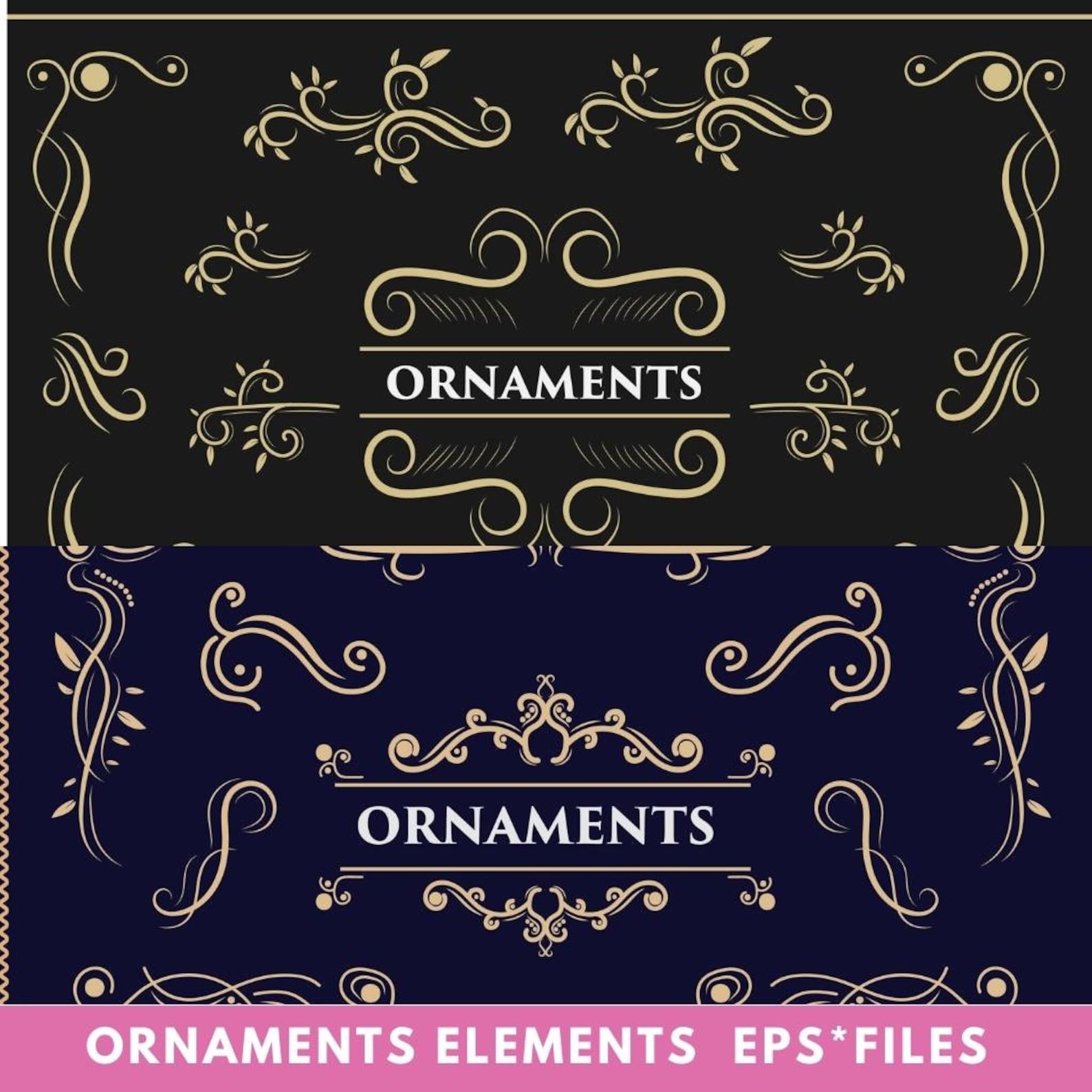 Swashes Svg Bundle｜flourishes Svg | Decorative Svg | Dividers Borders ...