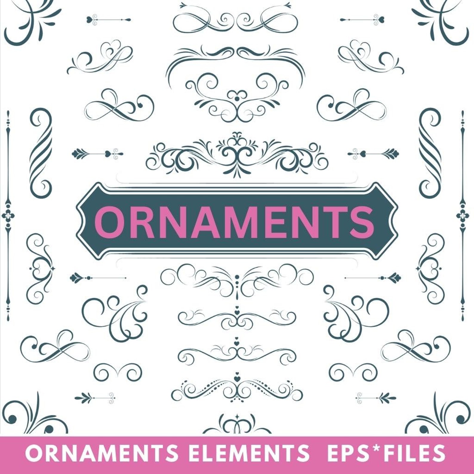 Swashes Svg Bundle｜flourishes Svg | Decorative Svg | Dividers Borders ...