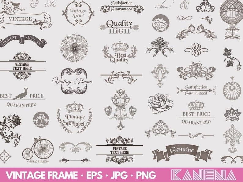 Svg Decorative Elements, Svg Design Elements, Svg Ornaments, Svg ...