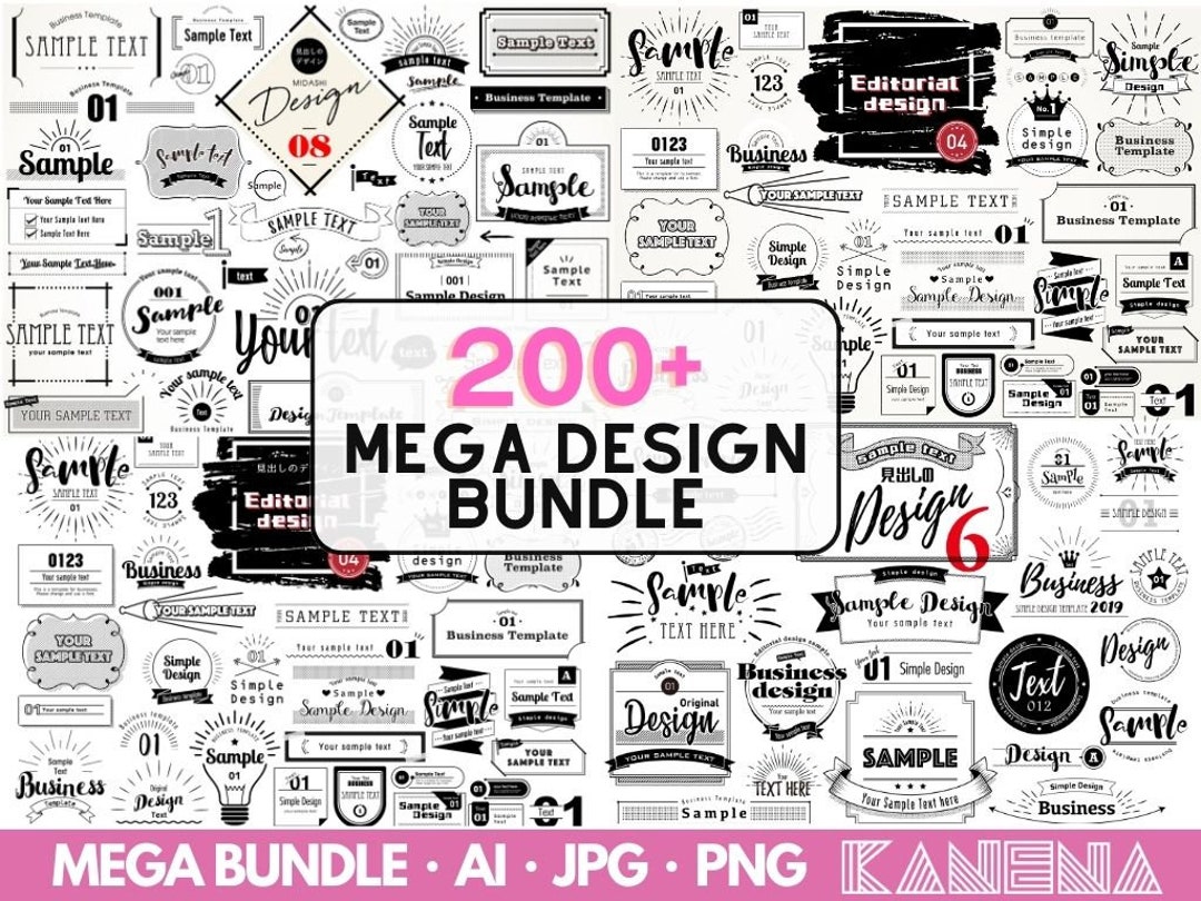 Mega Design Bundle | Doodle Elements Svg | Ornaments Svg | Swirls Svg | Doodle Clipart | Svg ...