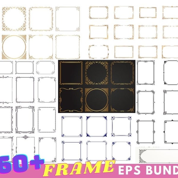 Photo Frames Svg - Etsy