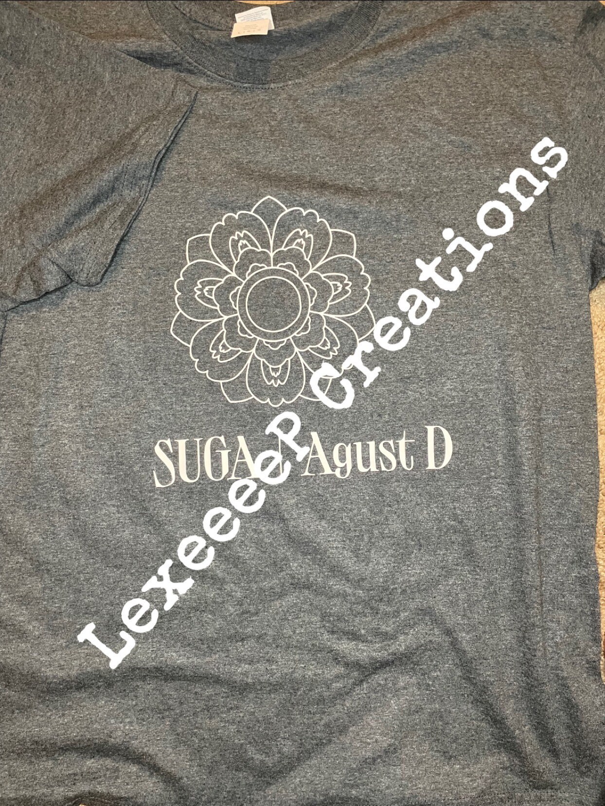 Fanmade Agust D Lotus Shirt - Etsy