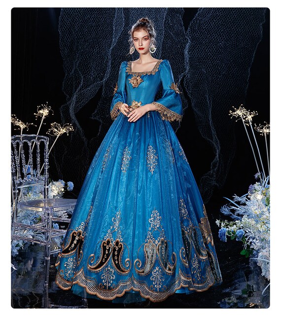 Royal Blue Masquerade Dress