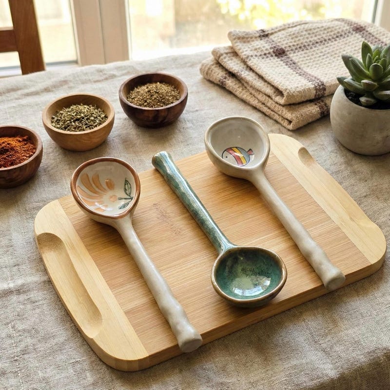 Painted Spoons - Etsy