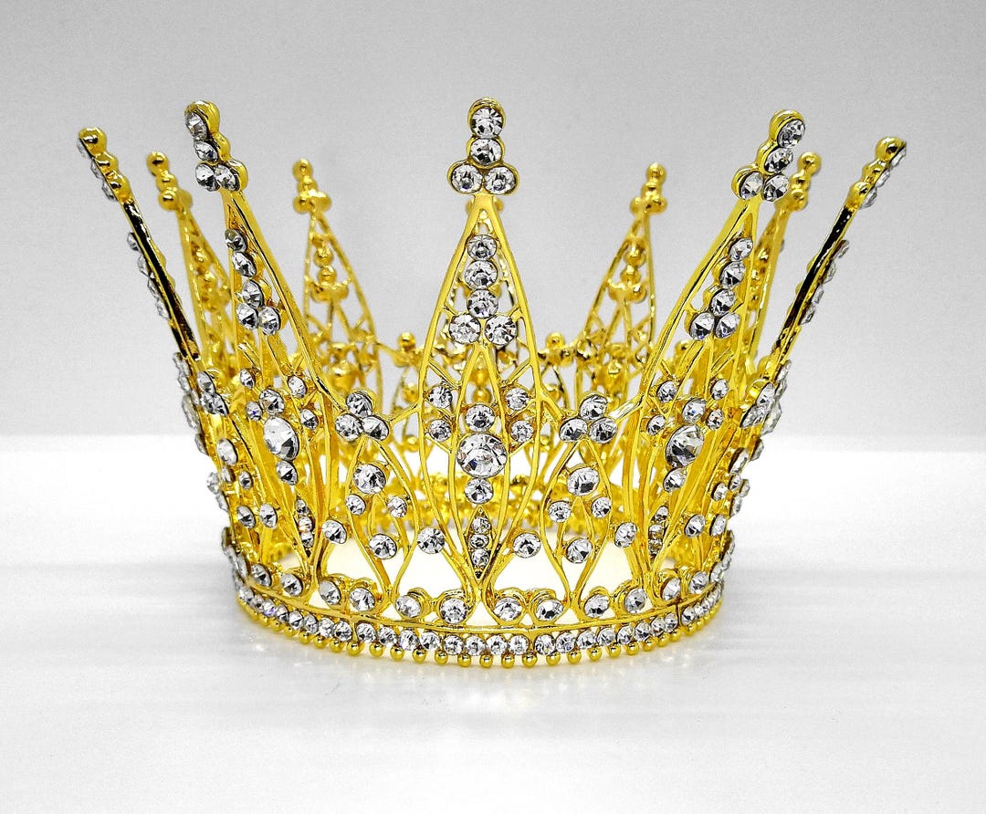 Crystal Rhinestone Crown-gold /rose Gold/silver, Crown for Wedding ...