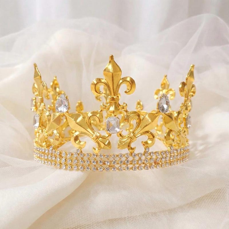 Small Gold Crown for Head - Etsy