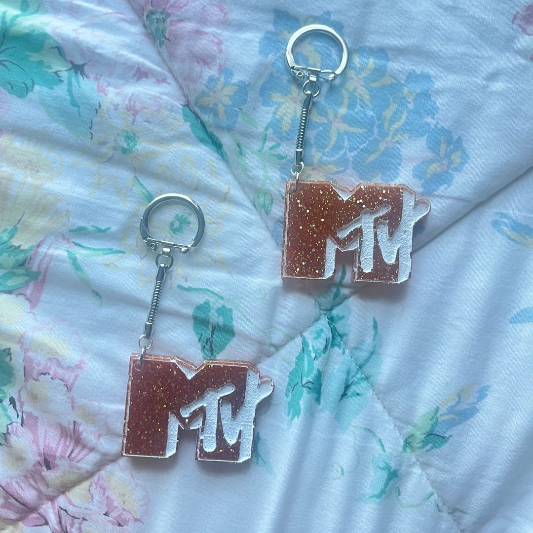 MTV Retro Keychain - Etsy