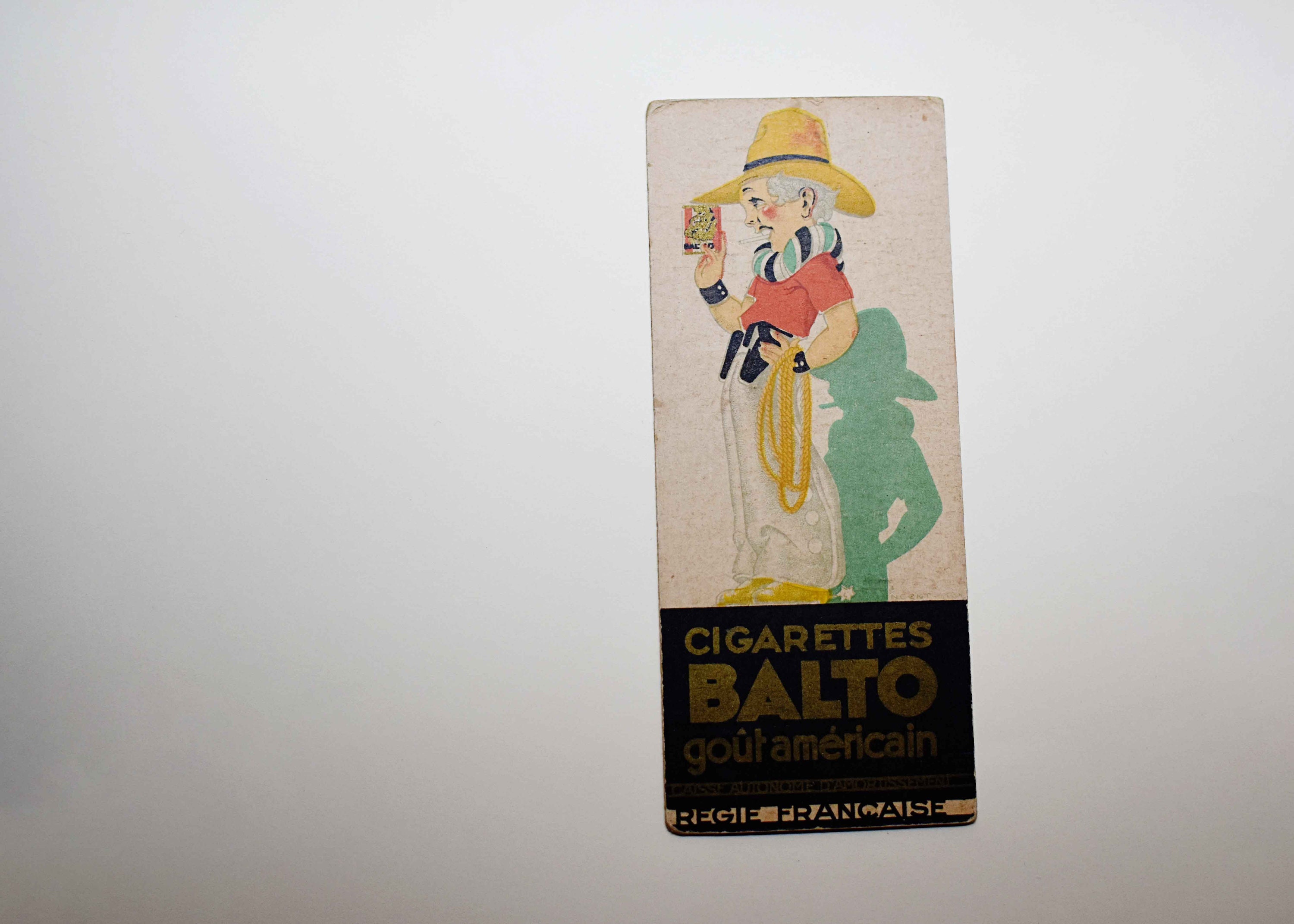 Advertisement Trade Card Balto Cigarettes, France 1930 - Etsy