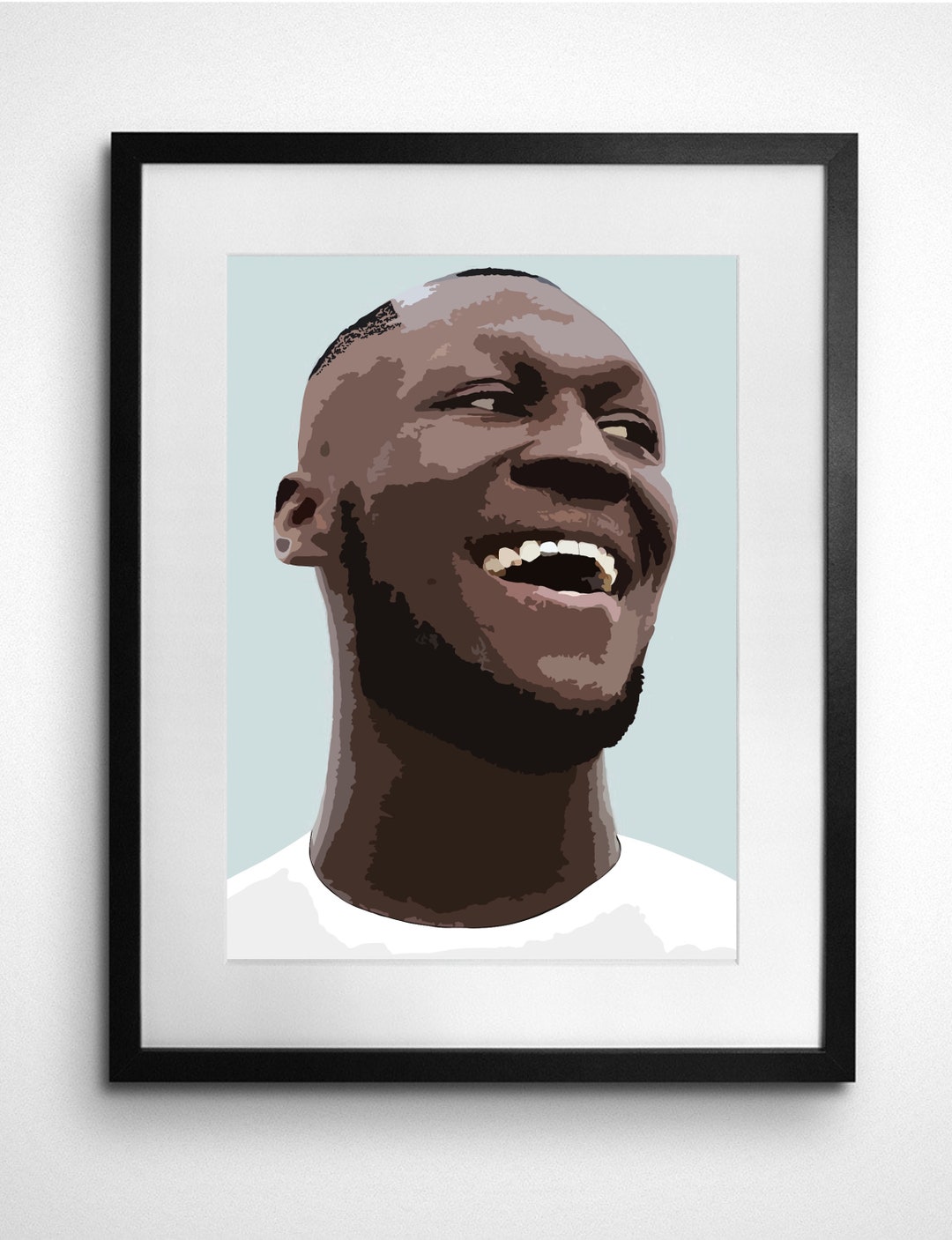DIGITAL DOWNLOAD ONLY - Stormzy Print | Stormzy Art Poster | Minimalist ...