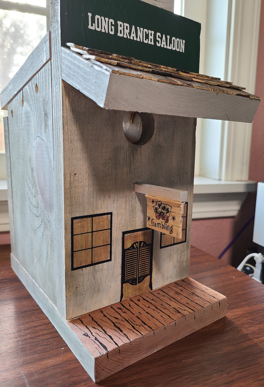 Western Long Branch Saloon Birdhouse - Etsy