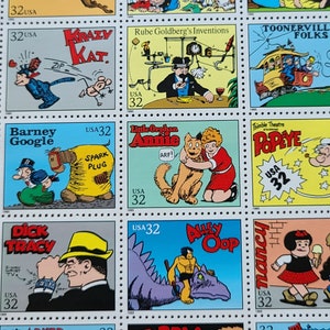 Scott #3000 US Stamps Comic Strip Classics Full Mint Sheet - Etsy