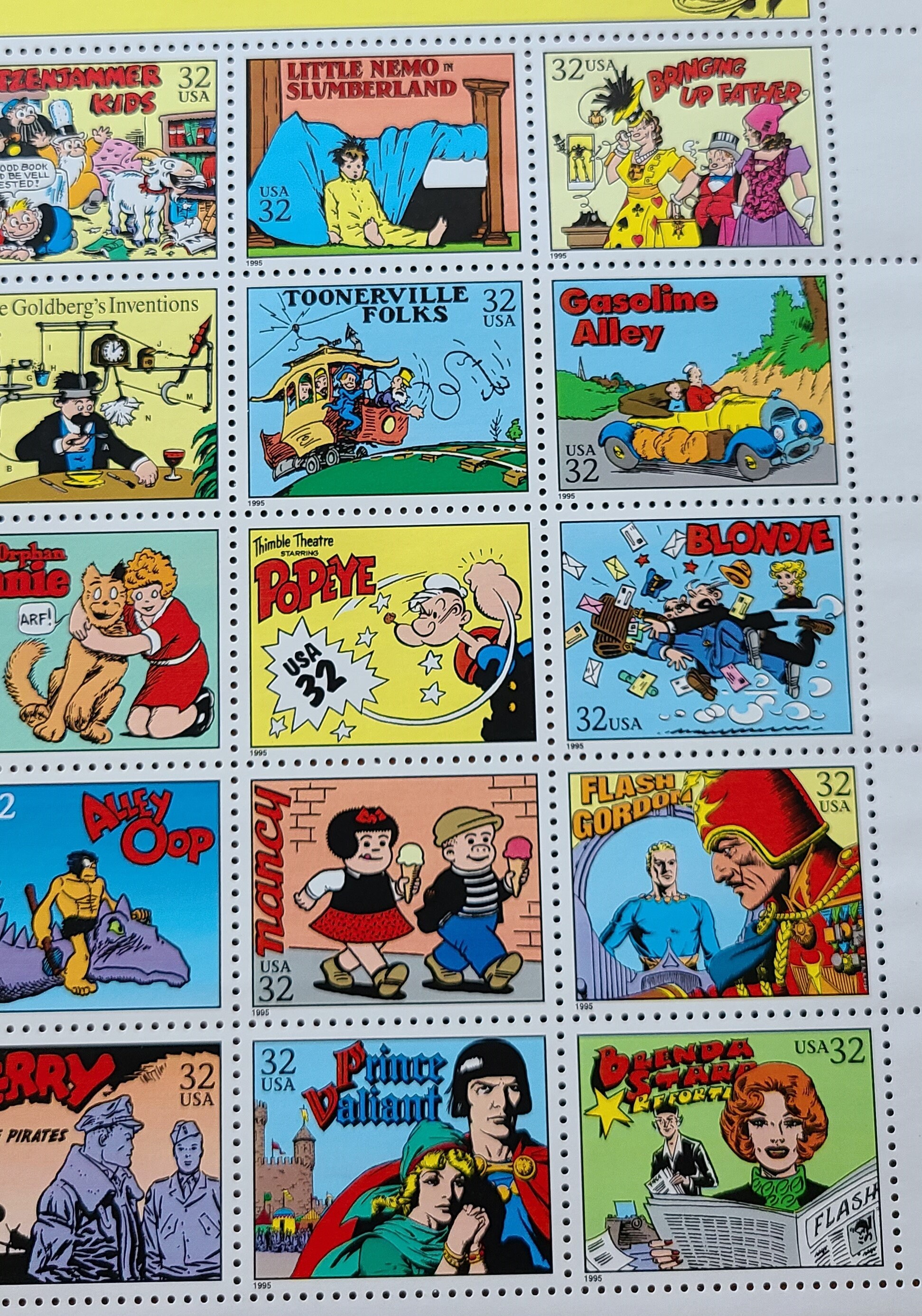 Scott #3000 US Stamps Comic Strip Classics Full Mint Sheet - Etsy