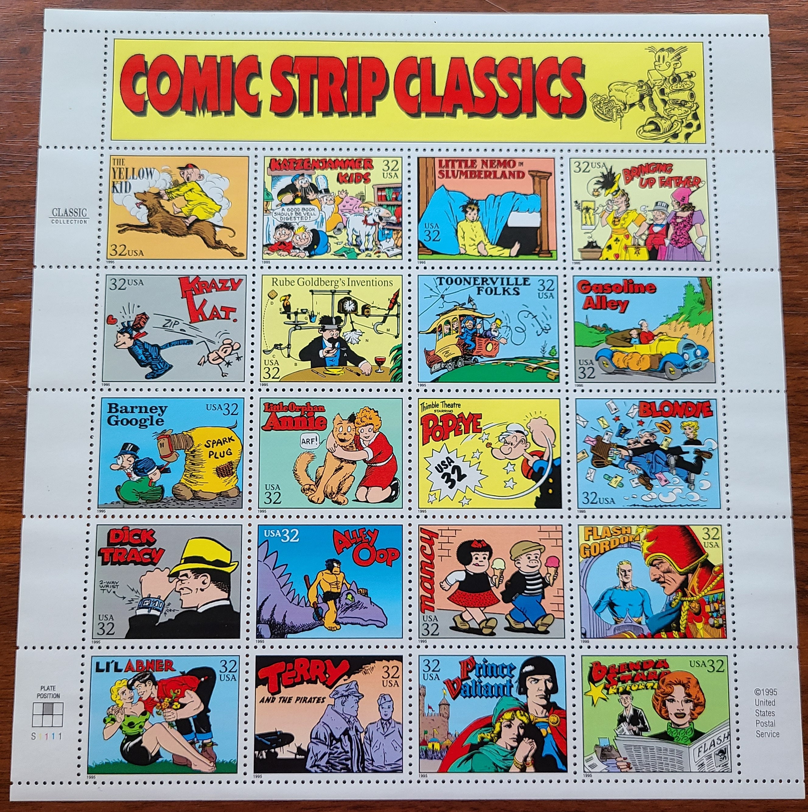 Scott #3000 US Stamps Comic Strip Classics Full Mint Sheet - Etsy