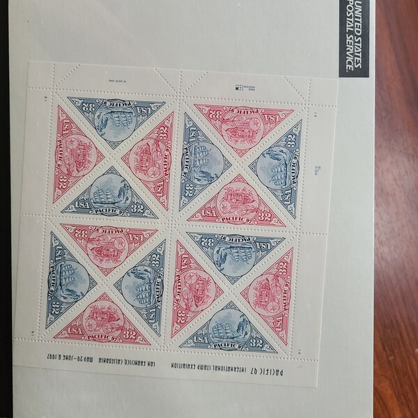 Vintage Mint Sheet Stamps - Etsy