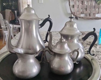 Pewter Tea Set | Etsy