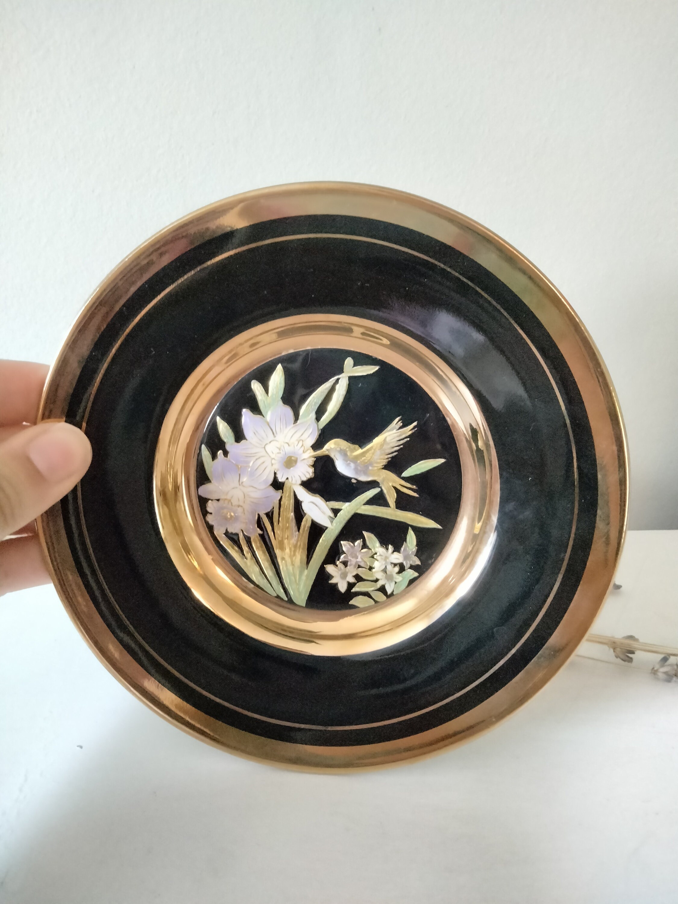 24KT Gold Edged Plate Made in Japan-the Art of Chokin. - Etsy