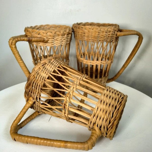 Wicker Pitcher - Etsy