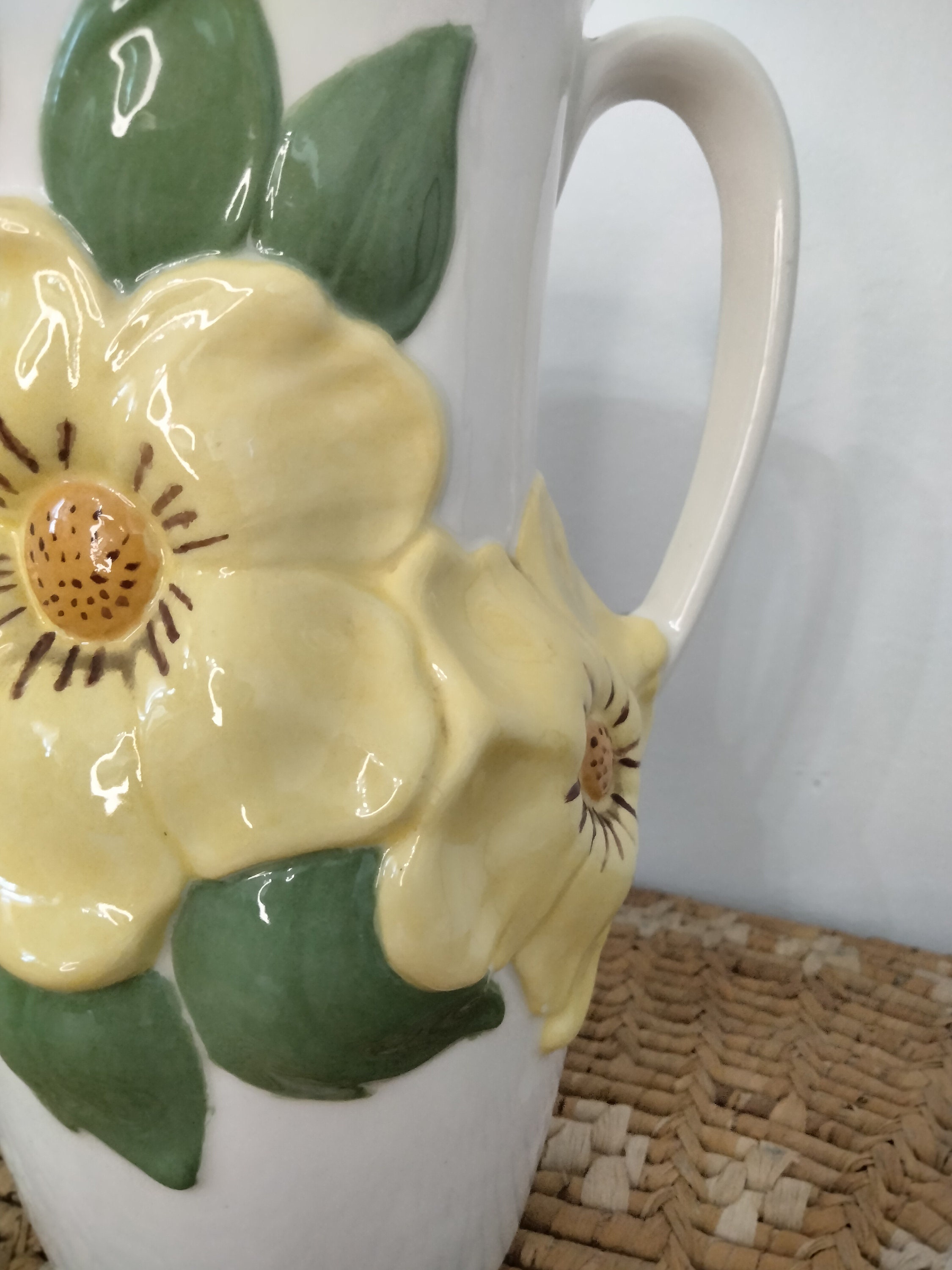 Holland Mold Company Ceramic Pitcher Vase - Etsy