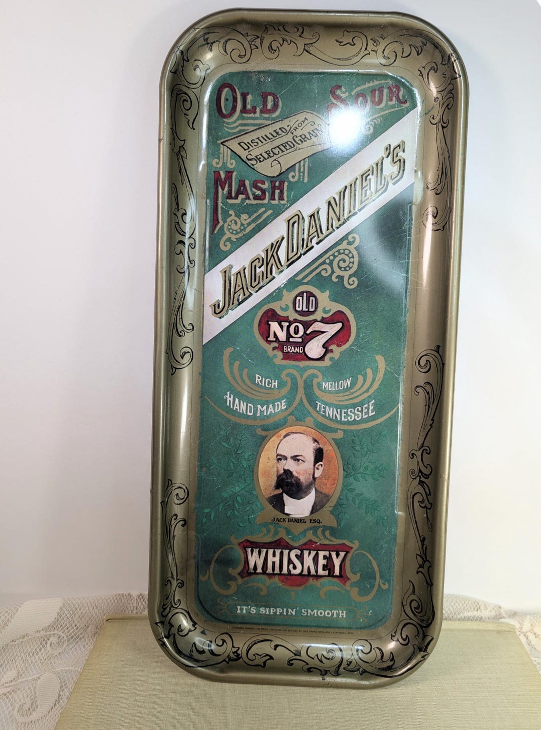 Jack Daniels Old No. 7 Brand Whiskey Metal Tray. - Etsy