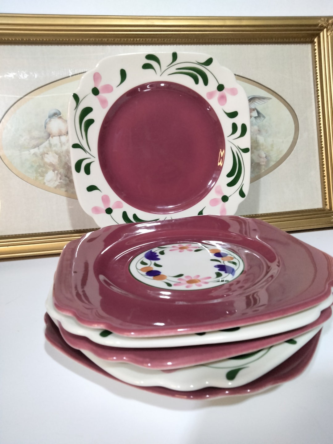 Set of 6 Old Ivory Syracuse China Plates - Etsy