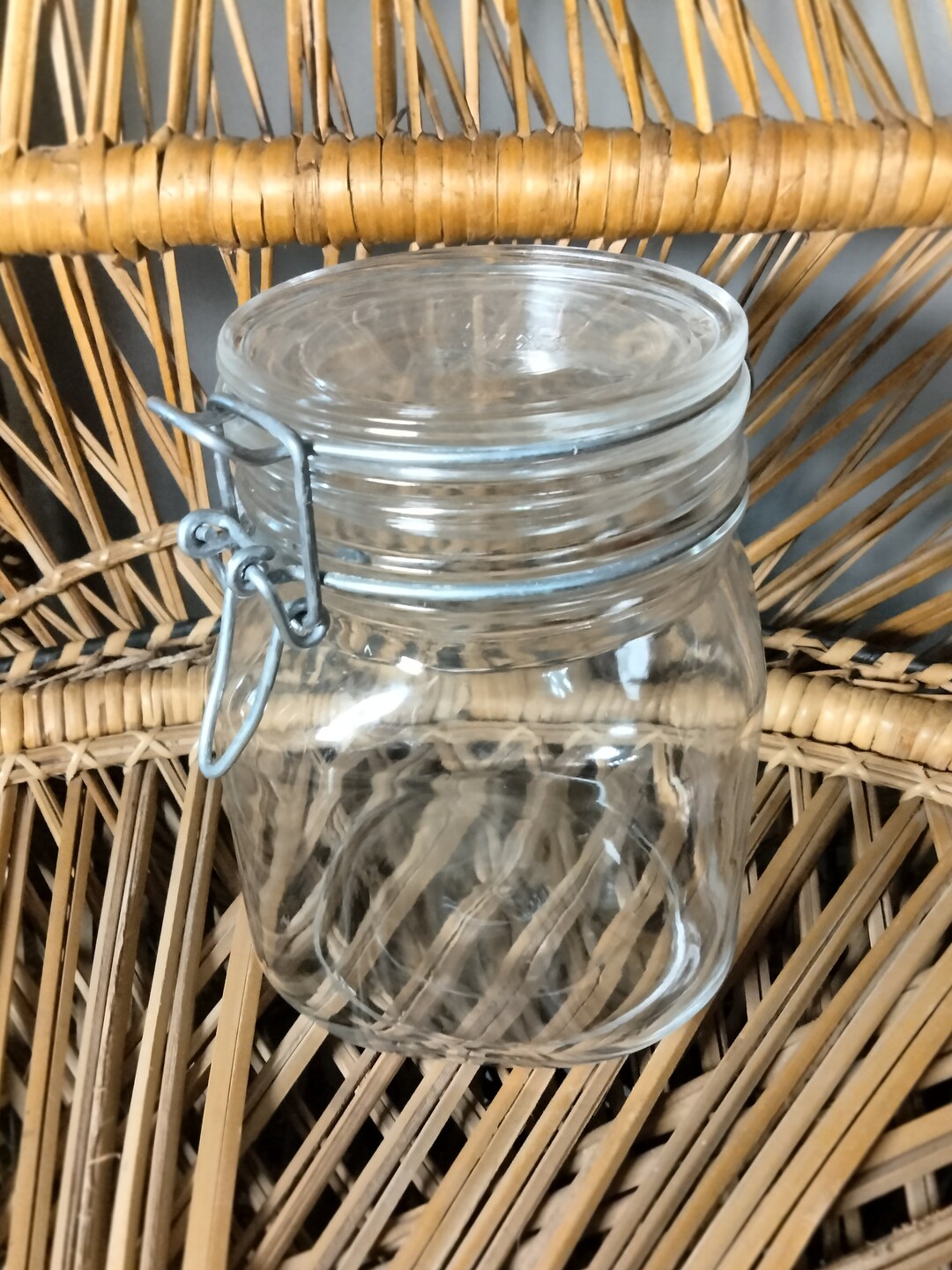 Fidenza Glass Storage Canister Made in Italy - Etsy