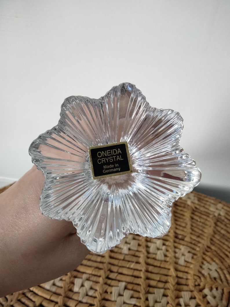 Stunning Oneida Crystal Vase - Etsy