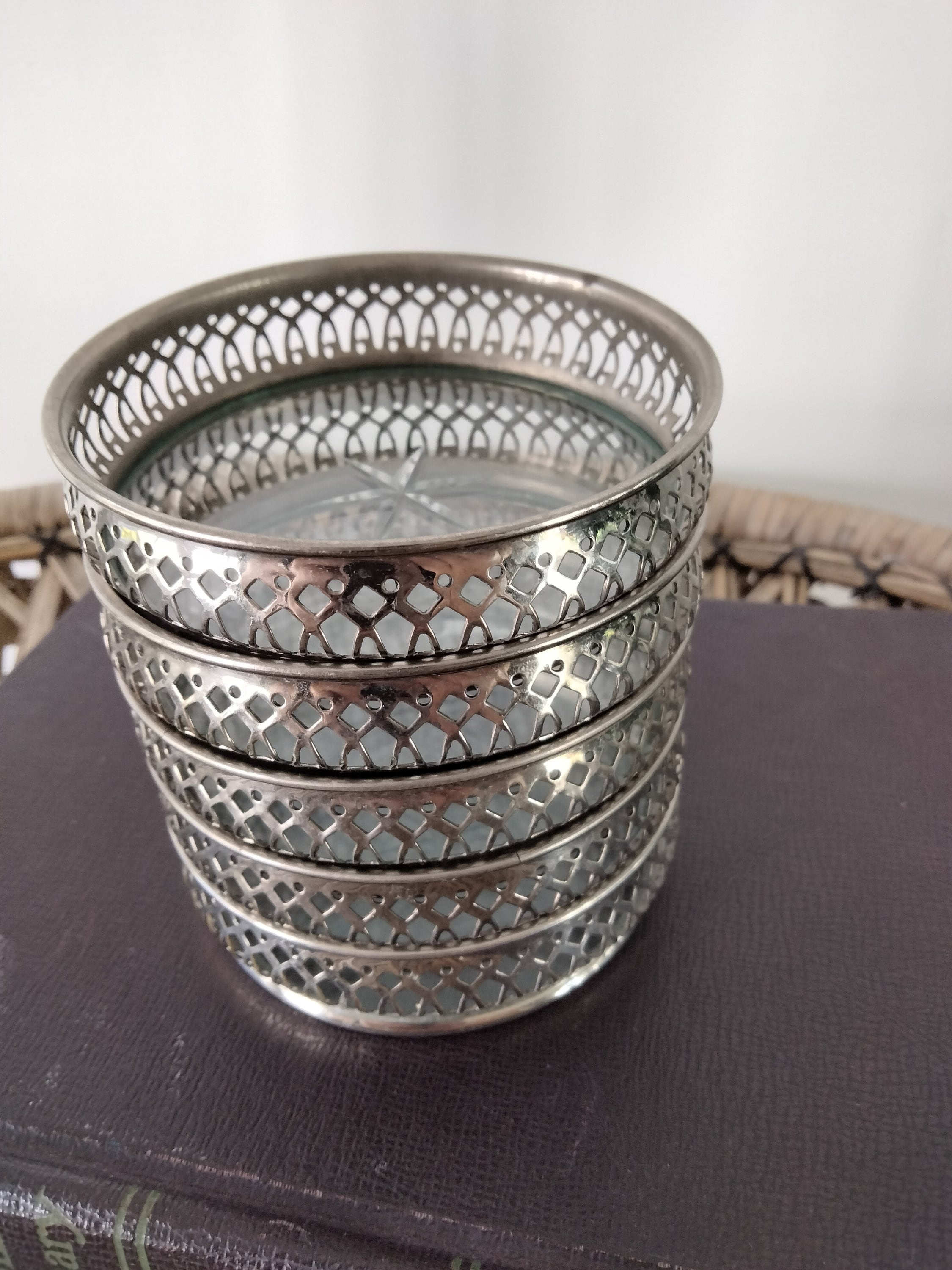 Atomic Mid Century Set of Coasters - Etsy