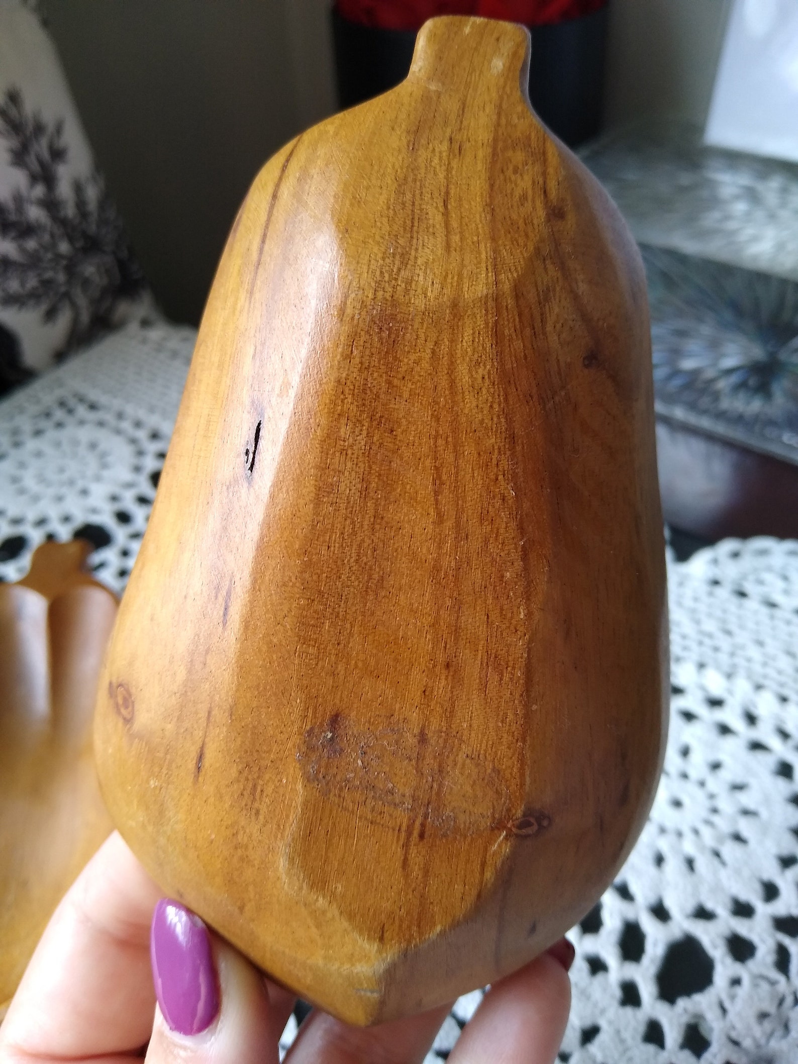 Set of 2 Pear Monkey Pods/dishes, Hand Crafted Item - Etsy