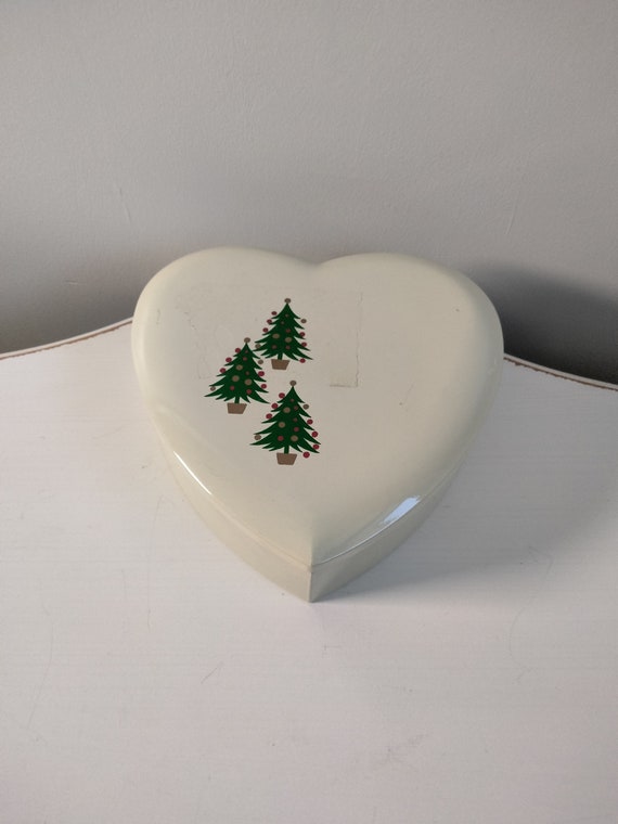 Lacquerware trinket box/covered box Christmas trees - Gem