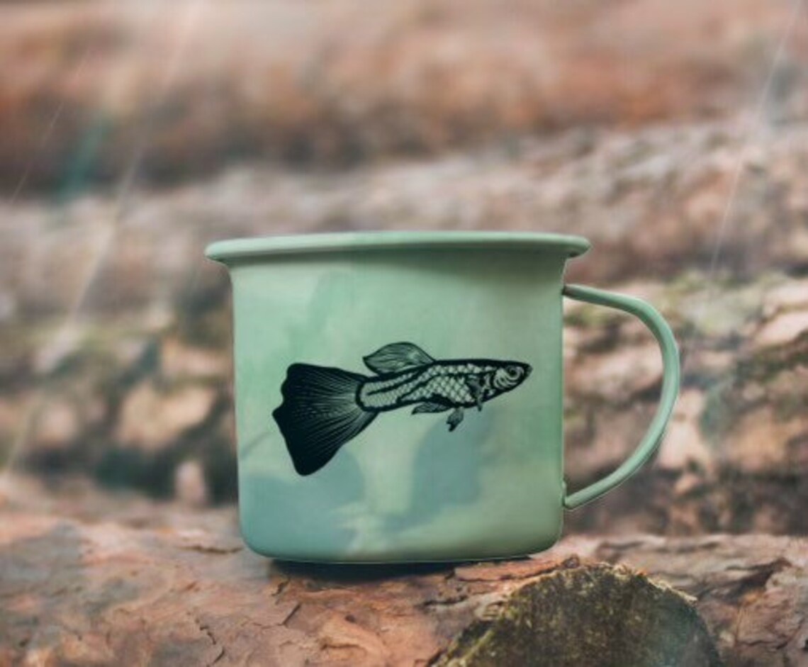 Cute Guppy Decal, Fish Lover Gift - Etsy