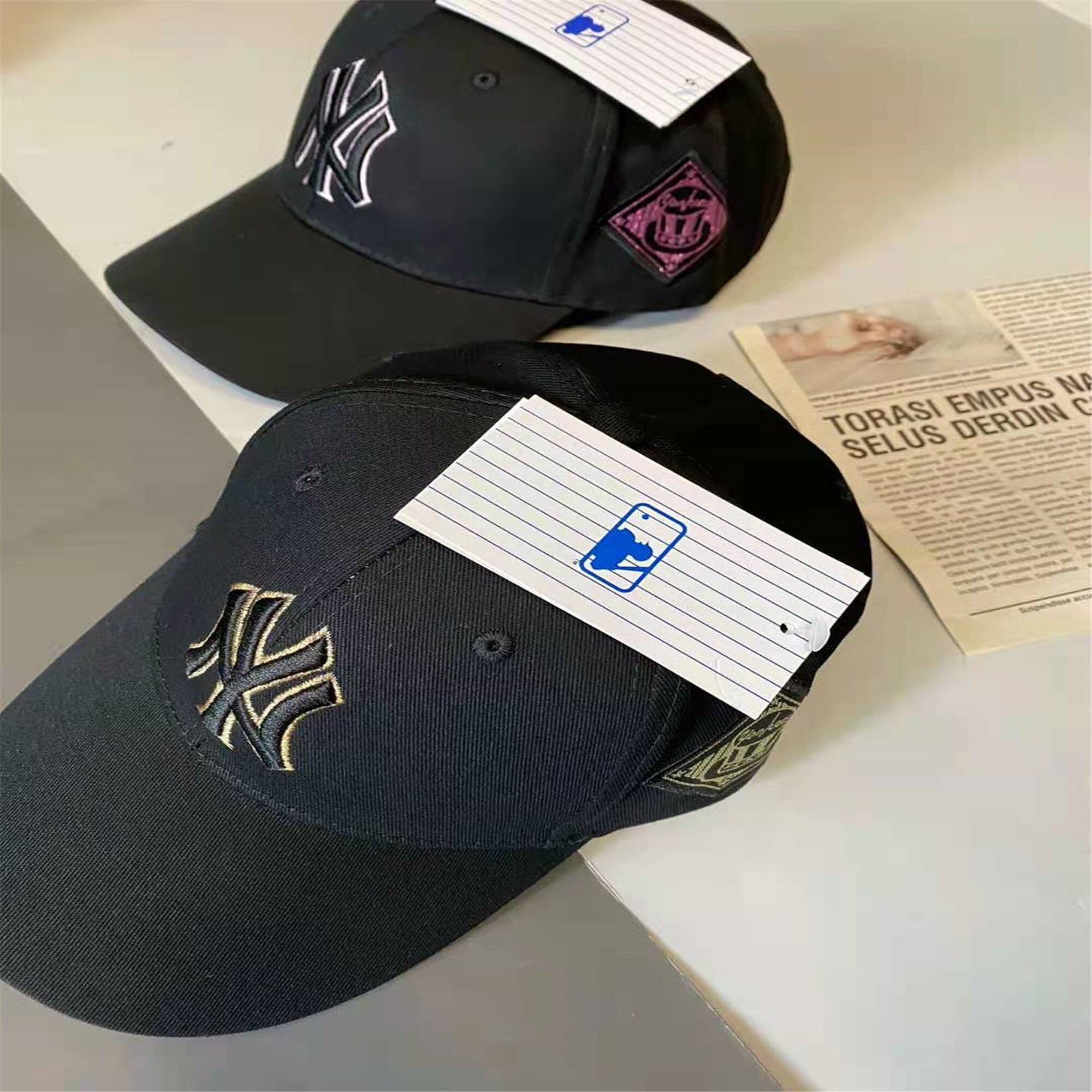 Baseball cap Korean edition cap spring/summer new INS hard top | Etsy