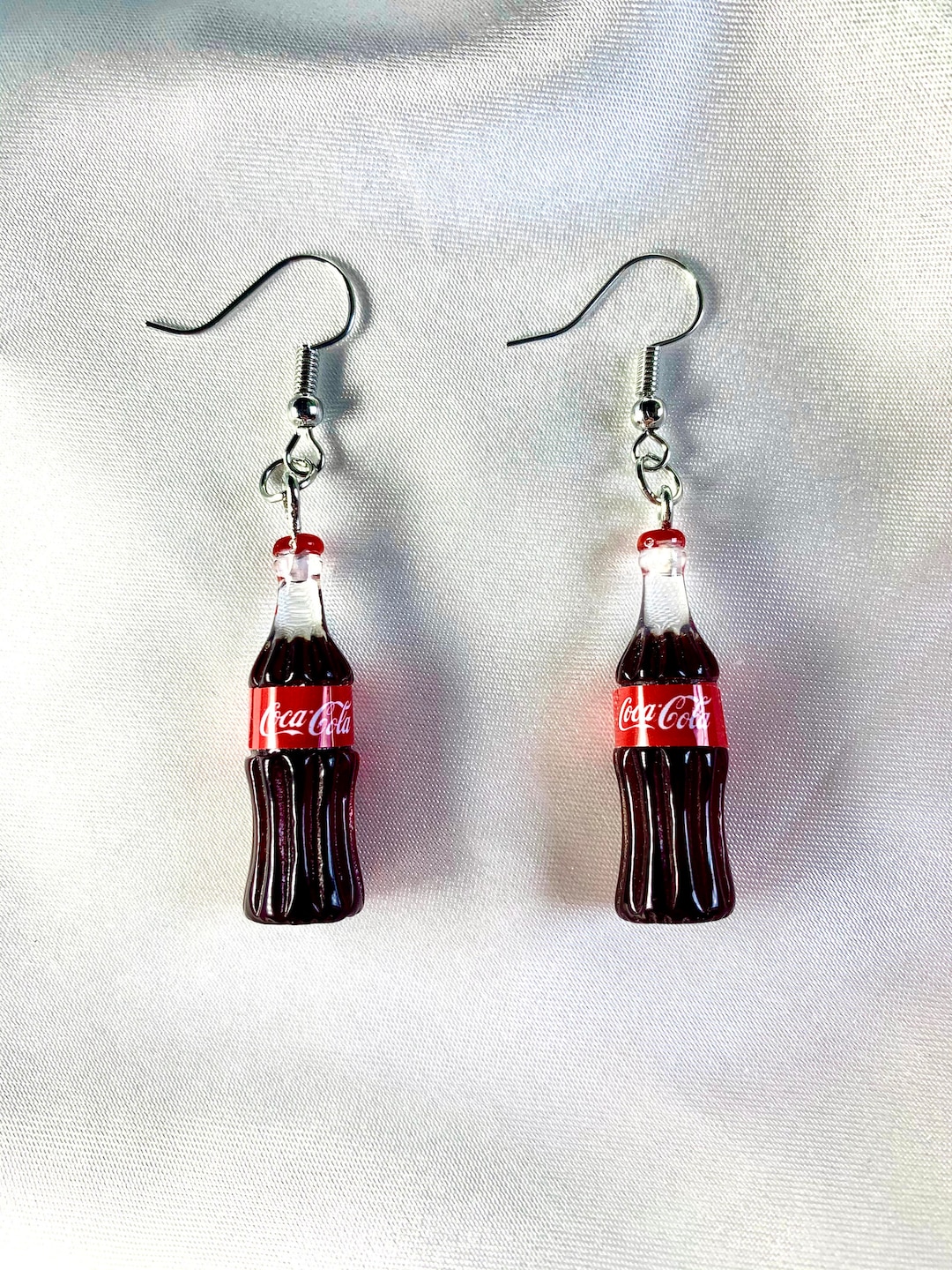 Pretty Cool Coca Cola Bottle Earrings - Etsy