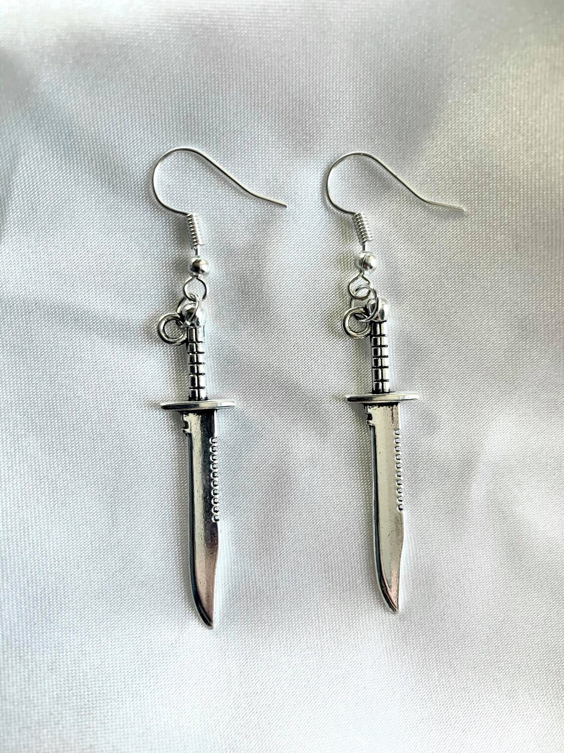Pretty Cool Alt Grunge Goth Emo Metal Earrings - Etsy