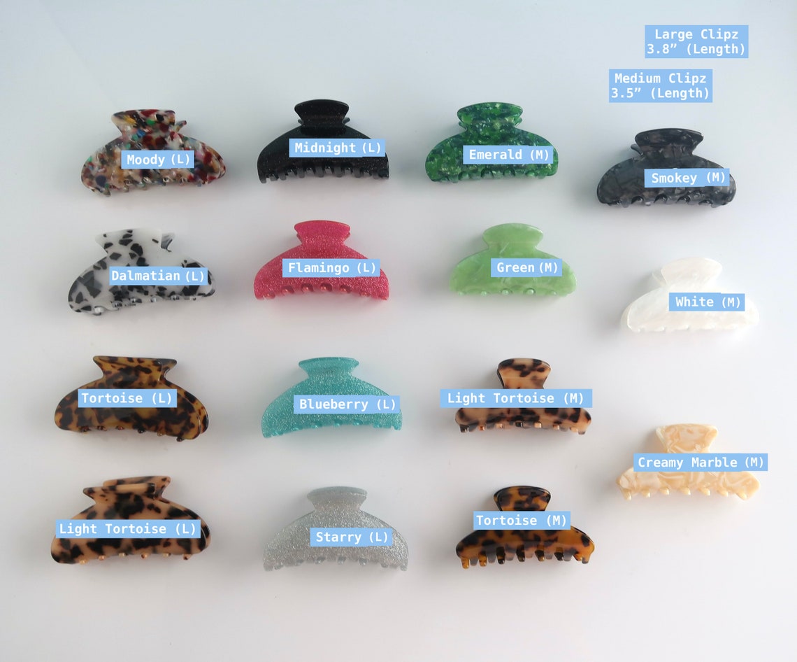 Personalized Claw Clips as Seen on Access Hollywood & - Etsy