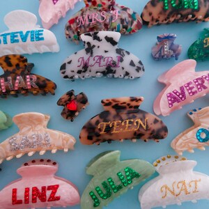 Personalized Claw Clips (as Seen on Access Hollywood & Seventeen ...