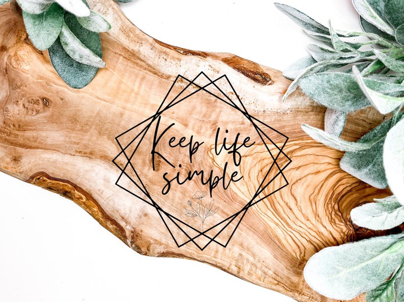 Keep Life Simple SVG - Etsy