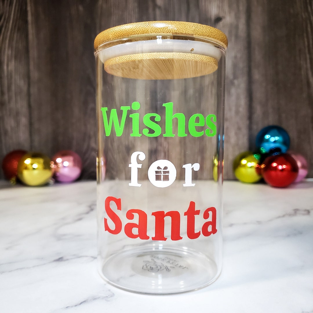 Personalized Wishes for Santa Jar Kids Christmas Activity - Etsy