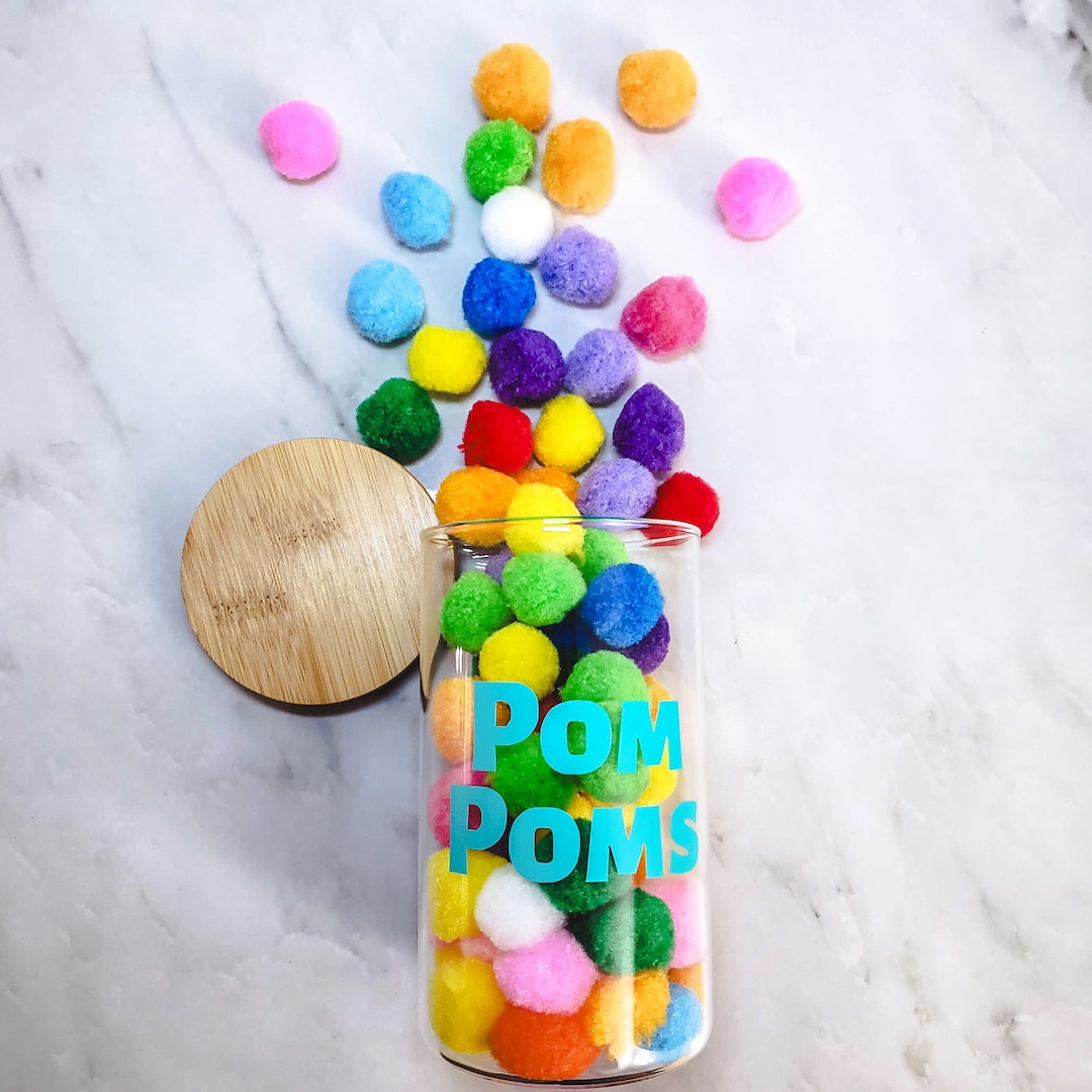 Reward Jar - Pom Pom Jar - Kid's Reward System - Etsy