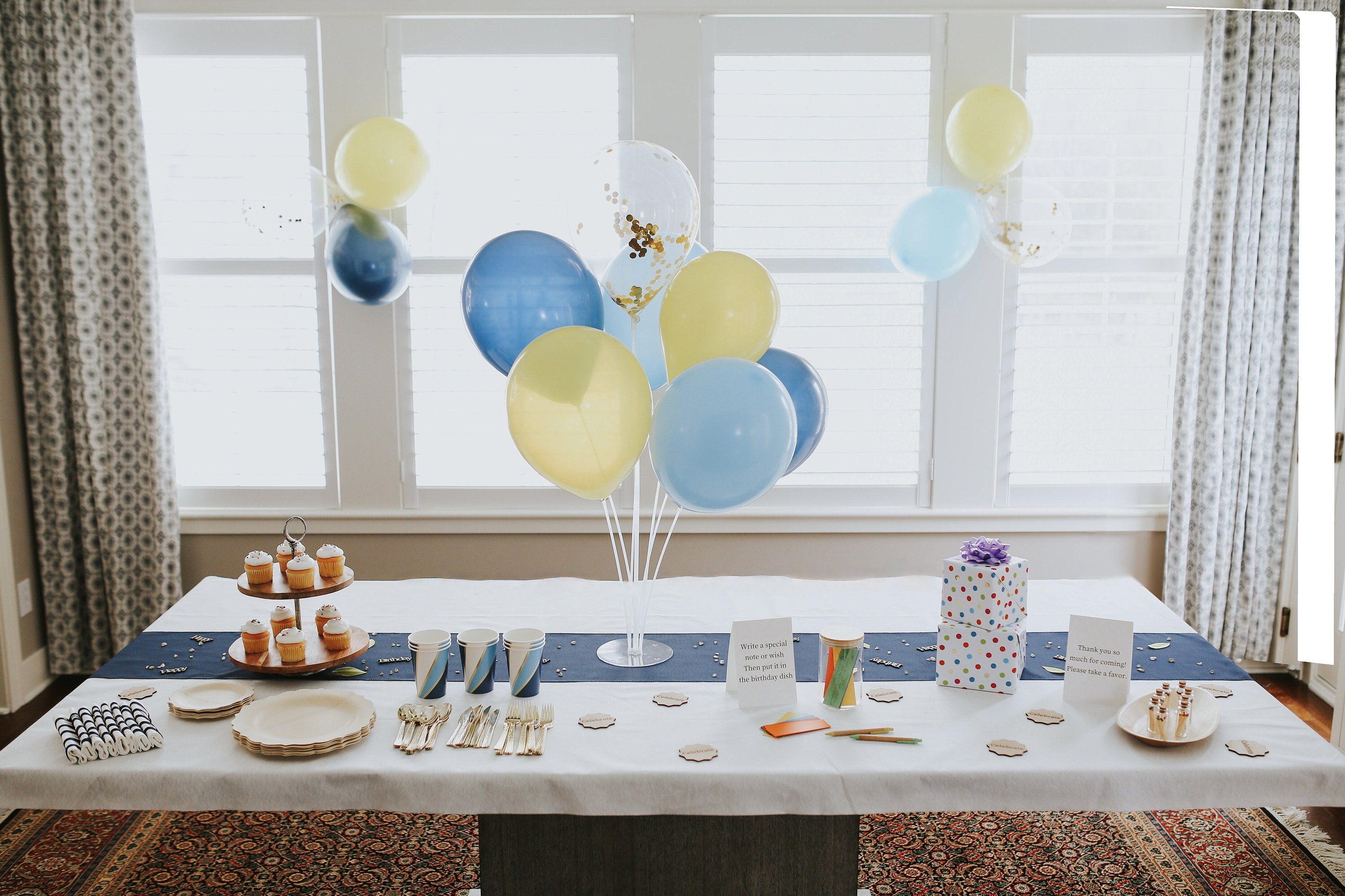 Birthday table store