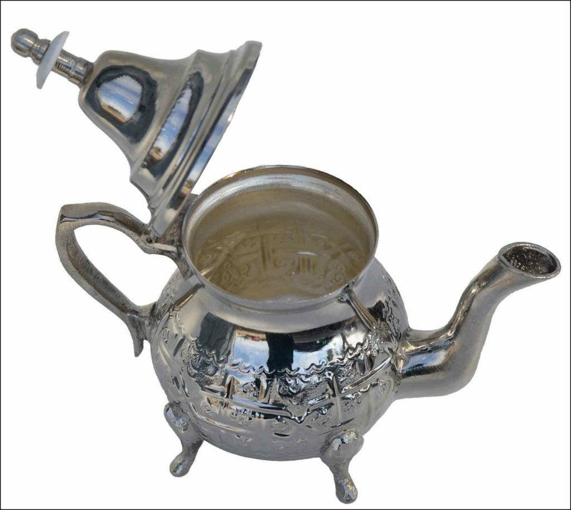 Moroccan Elegant Handcrafted Alpaca Silver Qudsi Teapot From - Etsy
