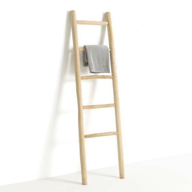 SUPERB Decorative Handcrafted Wooden Ladder 150 Cm in Lemon Wood 100% ...